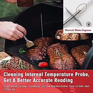 RTD Temperature Probe Sensor Replacement Parts for Camp Chef Wood Pellet Smoker Grills, Replace for Part PG24-44
