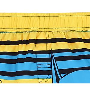 Warner Bros. Justice League Batman Toddler Boys Swim Bathing Suit Yellow/Blue 2T