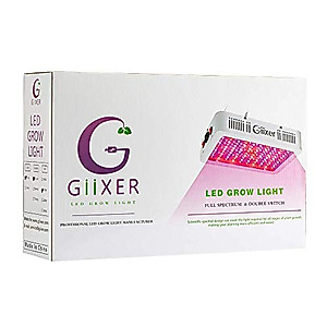 Giixer 1000W LED Grow Light, Dual Switch & Dual Chips Full Spectrum LED Grow Light Hydroponic Indoor Plants Veg and Flower-1000 watt (10W LEDs 100Pcs)