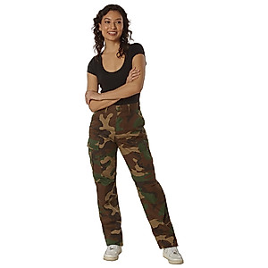Rothco Tactical BDU Pants (US, Alpha, Small, Regular, Long, Woodland Camo)
