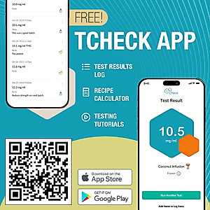 tCheck 3 Portable Potency Tester with Reusable Tray | UV Spectrometer for Accurate Potency Testing - Herbal Kit for Infusions, Edibles, Concentrates & Oils (Not for Flower Testing) Blue