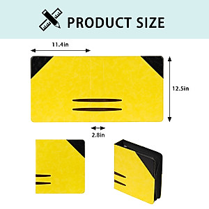9-Pocket Trading Card Binder,Card Collector Album Fits 1080 Cards with 60 Sleeves Included, Compatible with PM Trading Cards and All Other Card Games.（Yellow）