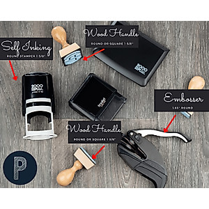 from The Library of | Ex Libris | Mountain Book Stamp | This Book Belongs to Personalized Library Stamp | Custom Library Stamp | Monogram Rubber Self-Inking Wood Handle Stamp (Sun)