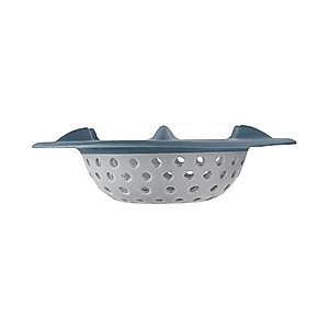 Clorox KeptClean Smart Waterflow Sink Strainer, Steel Blue