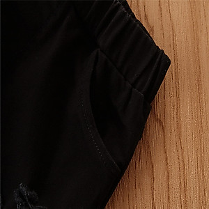 Haokaini Toddler Baby Girl Ruffle Ripped Jean Trouser Bell Bottom Flare Pants