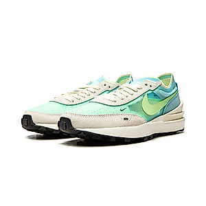 Nike Womens WMNS Waffle One DC2533 401 Bleached Aqua/Lime - Size 6W