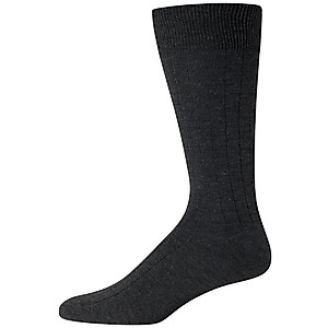 Van Heusen Men's Dress Socks - Lightweight Mid-Calf Crew Dress Socks (7 Packs), Size 6-12.5, Assorted