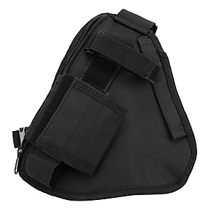 VBESTLIFE Radio Holster, Walkie Talkie Holster Universal Hands- Front Pack Pouch Radio Holster with Nylon Strap for Two Way Radio Walkie Talkie
