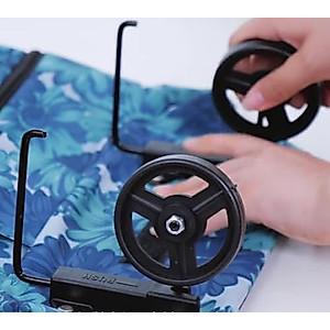 Foldable Collapsible Shopping Cart Trolley Bag with Wheels - Reusable Grocery Bags for Travel (B0B7BGLBGT)