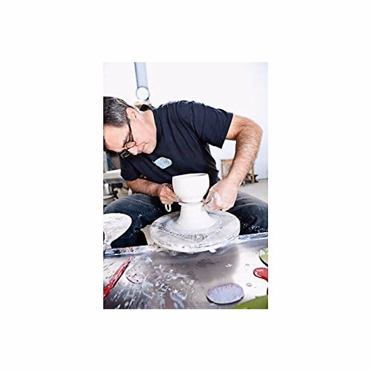 Mudwire - Green Handle Standard Cutoff Tool for Pottery Wheel and Clay Artists - Sherrill Mudtools