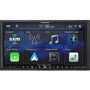 Alpine ILX-407 Digital 7" Shallow-Chassis Multimedia Receiver with PowerStack and Apple Carplay