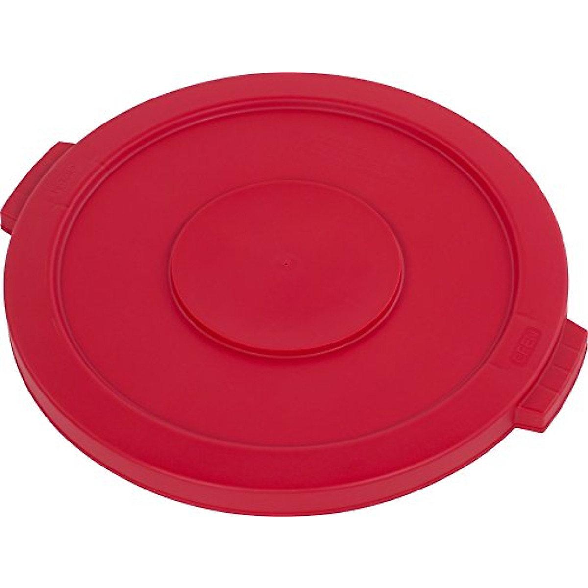 Carlisle FoodService Products 34102105 Bronco Polyethylene Round Lid, 20" Overall Diameter x 2.13" Height, Red, For 20 Gallon Containers (Case of 6)