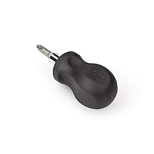 TEKTON 3-in-1 Stubby Phillips/Slotted Driver (#2 x 1/4 in., Black) | DMT13002