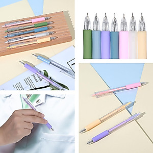 Dimeho Knife Pen Craft Cutting Tool, 7Pcs Student Utility Paper Pen Cutter Retractable Precision Paper Cutting Carving Tools Cartoon Pattern Art Utility Hobby Knife Pen for DIY Crafting Scrapbooking