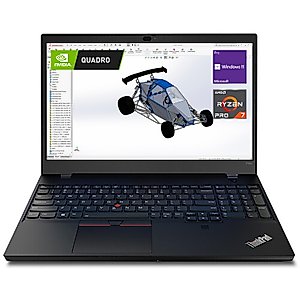 Lenovo ThinkPad P15v Business Laptop, 15.6" FHD Display, AMD Ryzen 7 Pro 6850H, NVIDIA Quadro T600, 64GB DDR5 RAM, 1TB PCIe SSD, Webcam, Wi-Fi 6, Windows 11 Pro, KKE Accessories