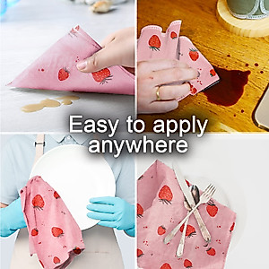 Kumebon Reusable Paper Towels Washable Roll - 25 Pack 100% Cotton Prints Cloth Paper Towels for Kitchen Paperless Paper Towels Napkins Zero Waste Products Alternative Paper Towel Alternative