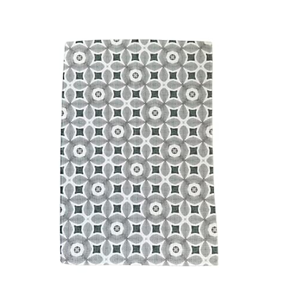 Desert Aqua || 3 Pack|| Not Your Ordinary Kitchen Towels || Dish Towels || Waffle Weave Microfiber || Tea Towels || Highly Absorbent || Hanging Loop || Dish Cloths || Modern || Designer Prints (Gray)
