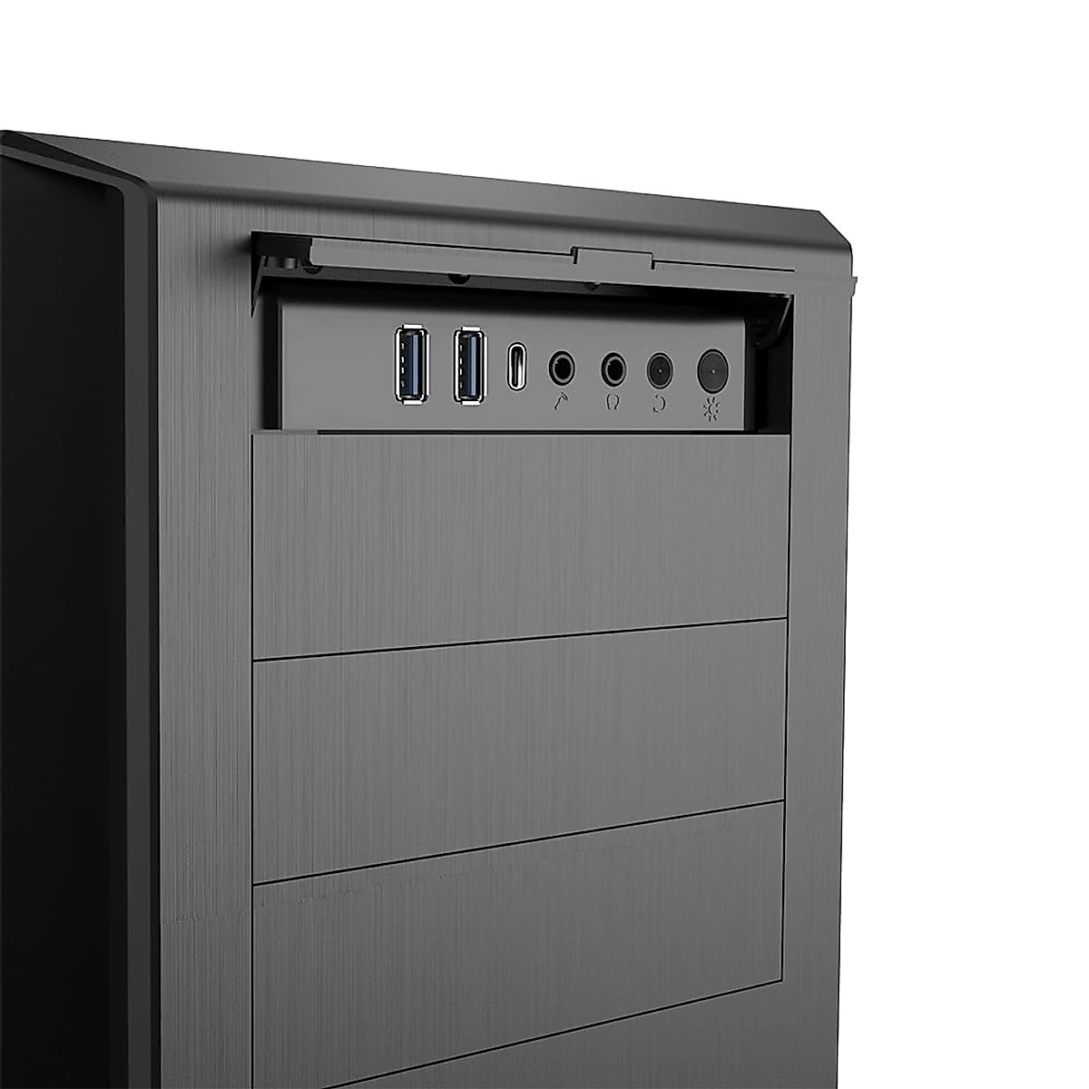 Phanteks (PH-ES614PTG_BK) Enthoo Pro ATX Chassis, Tempered Glass, Intergrated RGB Lighting, Black