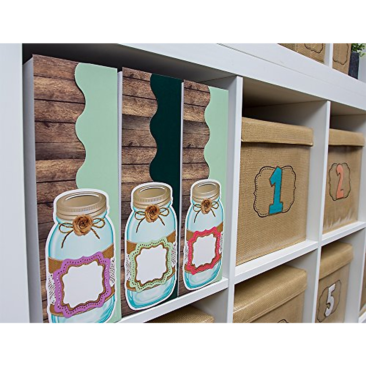 Teacher Created Resources Shabby Chic Mason Jars Accents (77191)