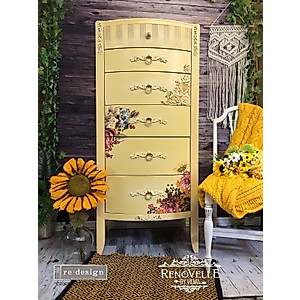 Redesign with Prima Redesign Furniture Decor Moulds® Elegant Borders 5"x8",8Mm Thickness For Funiture Dresser, Chocolate,Cake,Candy,Backery,Soap,Polymer Clay, earthen Clay