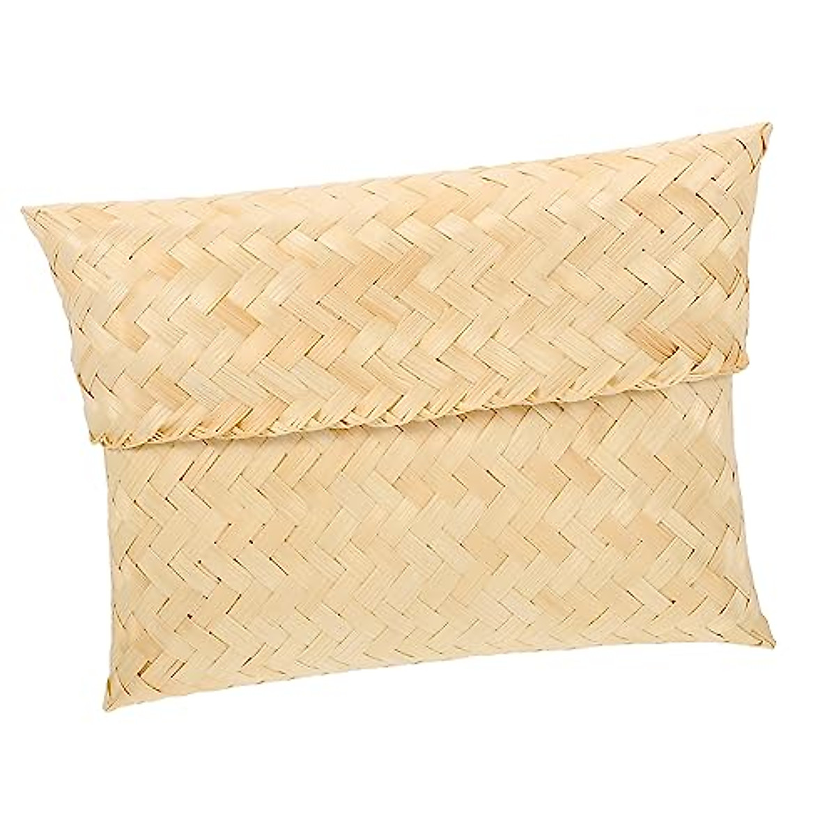 Hemoton Bamboo Food Basket 3pcs Bamboo Pillow Gift Box Home Storage Baskets Hand Decor Thai Sticky Rice Bread Serving Basket Woven Serving Basket Woven Storage Basket Sundries Container