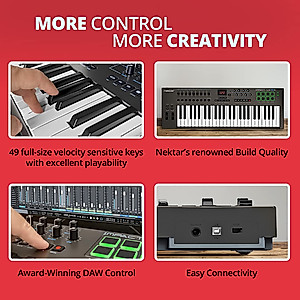 Nektar Impact LX 49+ USB MIDI Keyboard Controller
