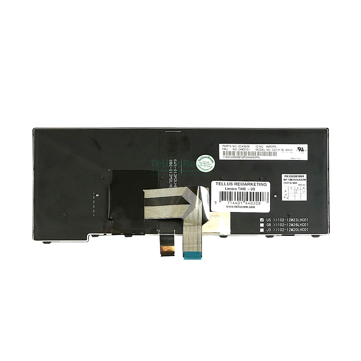 Replacement US Non-Backlit Keyboard for Lenovo Thinkpad T431 T431S E431 T440 T440P T440S E440 L440 T450 T450S T460 L450 T440E