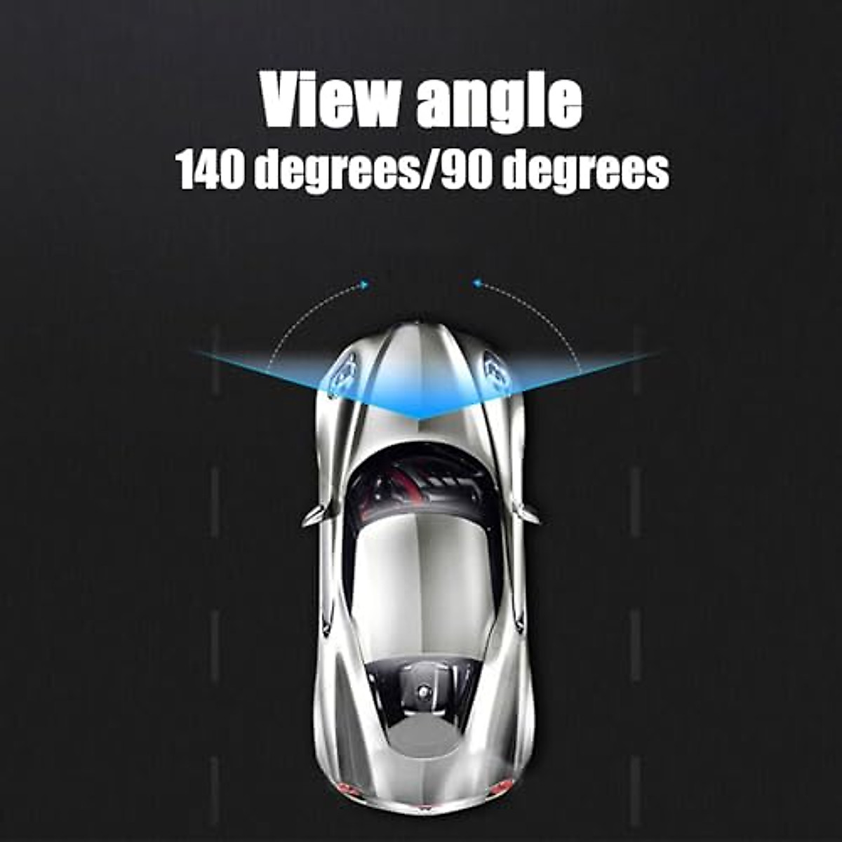 4-Channel Front and Rear Dash Cam - 360-Degree Panoramic Recording for Enhanced Safety, HD 1080P Car Interior and Exterior Camera - Clear Images and Wide Coverage