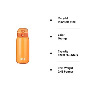 Sprouts Stainless Steel Vacuum Insulated Kids Water Bottle | 24 Hours Cold, 12 Hours Hot | Reusable Metal Water Bottle | Leak-Proof Sports Flask | 11 oz