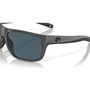 Costa Del Mar Man Sunglasses Matte Gray Frame, Gray Lenses, 60MM