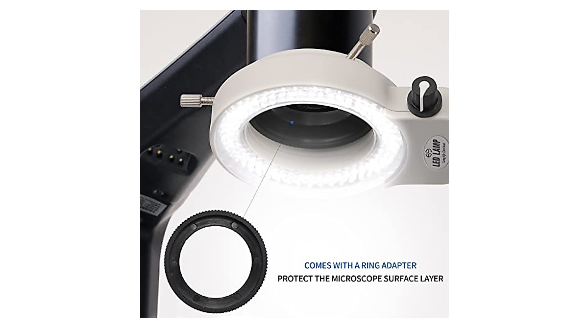 Annhua 144 LED Ring Light for Microscopes