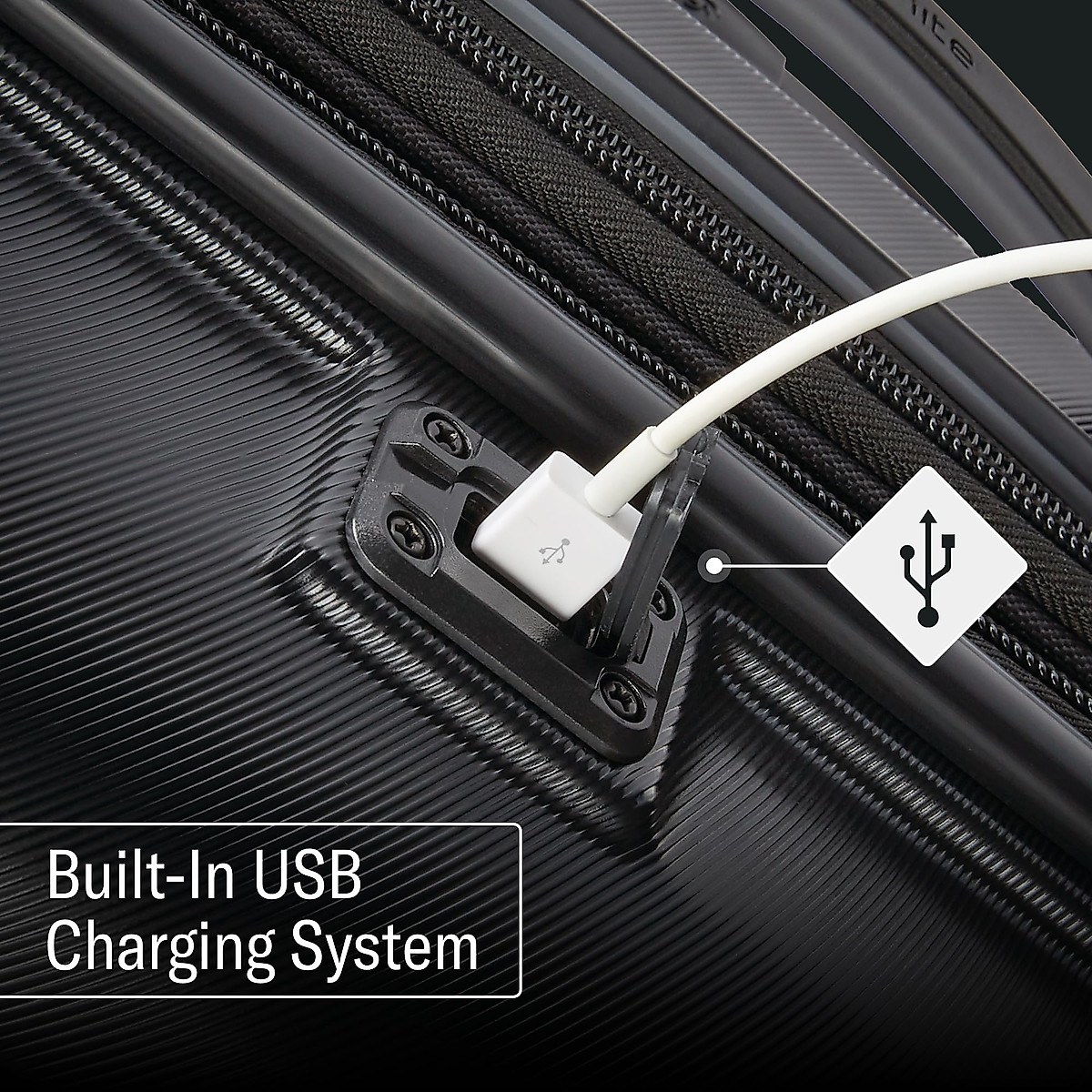 Samsonite Omni 2 Hardside Expandable Luggage with Spinner Wheels, Carry-On 19-Inch, Rose Gold