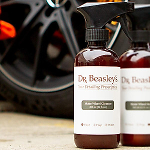 Dr. Beasley's Matte Wheel Cleanser - 12 oz, Designed for Painted and Powder-Coated Matte Wheels, pH Balanced Formula, Readily Biodegradable