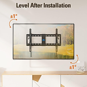 Mounting Dream Advanced Tilt TV Wall Mount for Most 42-90 Inch TVs, Premium Wall Mount TV Bracket with Full Tilt Extension up to 7 inch, Fits 16", 18", 24" Studs, Max VESA 600x400mm and 120LBS MD2104