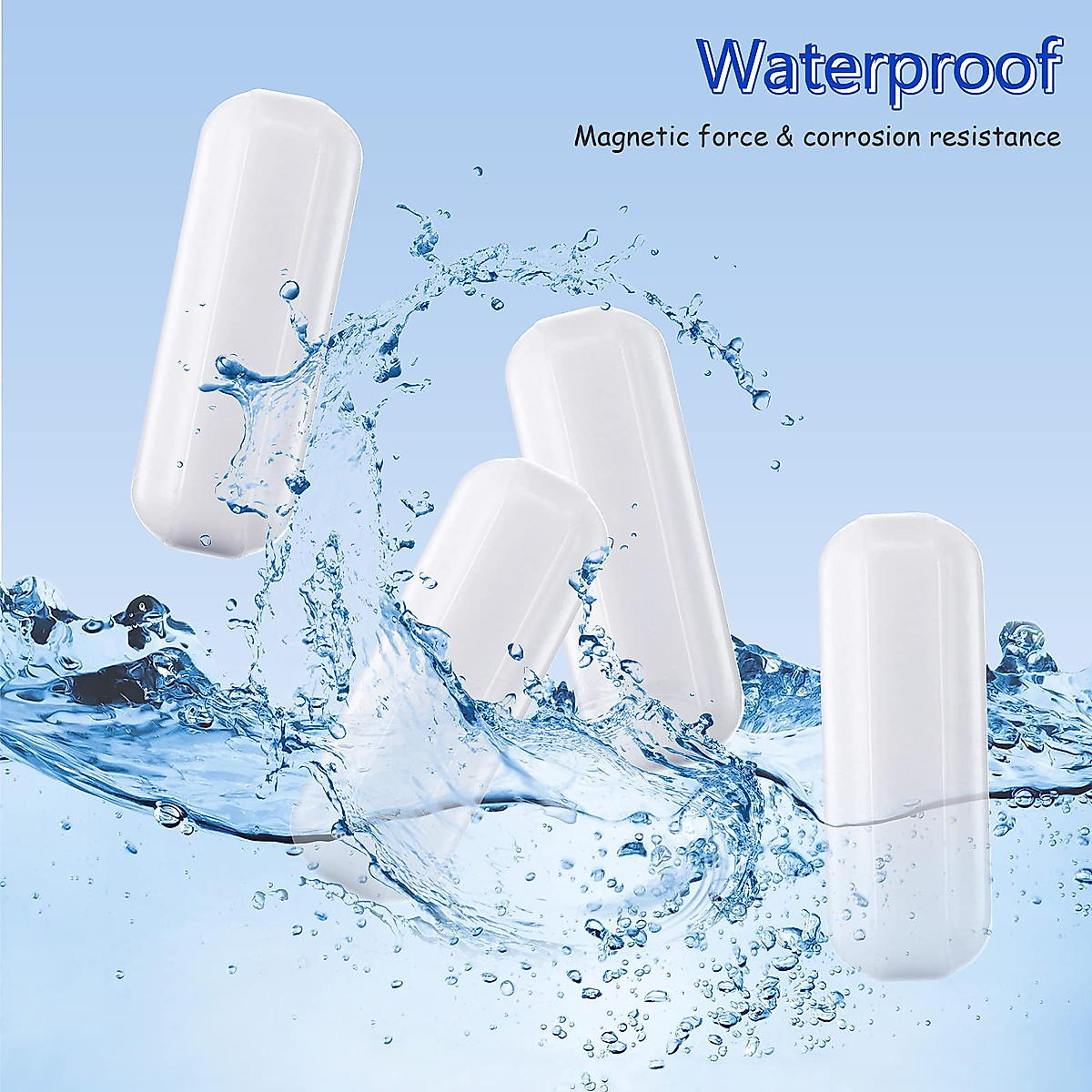 16 Pieces PTFE Magnetic Stirrer Mixer Stir Bar Laboratory Bar Stir Plate Magnet Stir Rod Magnetic (25 mm)