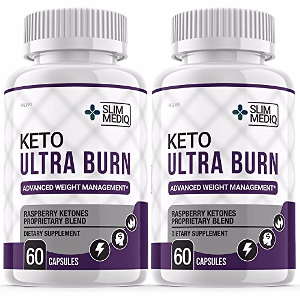 (2 Pack) Keto Ultra Burn Supplement Pills, Advanced Ketogenic Formula (120 Capsules)