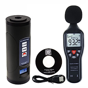 Digital Decibel Meter with data logging& Decibel Meter Calibrator