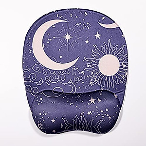 Mouse Pads with Silicone Gel Wrist Rest Gaming Mousepads 2 Way Skin,Anime Mouse Pad with Wrist Support