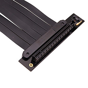 IBEST IMPETUS Vertical GPU Mounting Bracket Graphics Card Holder Kit with PCIE Riser Cable 90 Degree Right Angle 25cm Black