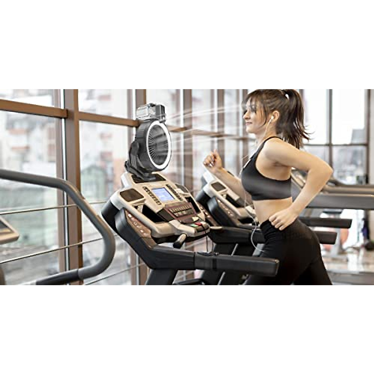 10000mAh Misting Fan Portable with Detachable Water Tank 400ml, 8 Inch Powerful Cool Mist Clip Fan, Battery Operated Rechargeable Fan, 2 Mister Modes, Sleep Timer, LED Lights, for Golf Cart, Outdoors