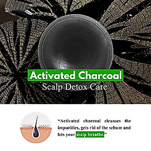BEAUT'E SEOUL Cowash Cleansing Conditioner Bar Soap - Tea Tree Conditioner Hair Mask with Activated Charcoal Scalp Treatment Dandruff Care, Solid Coconut Cowash Hair Moisturizer