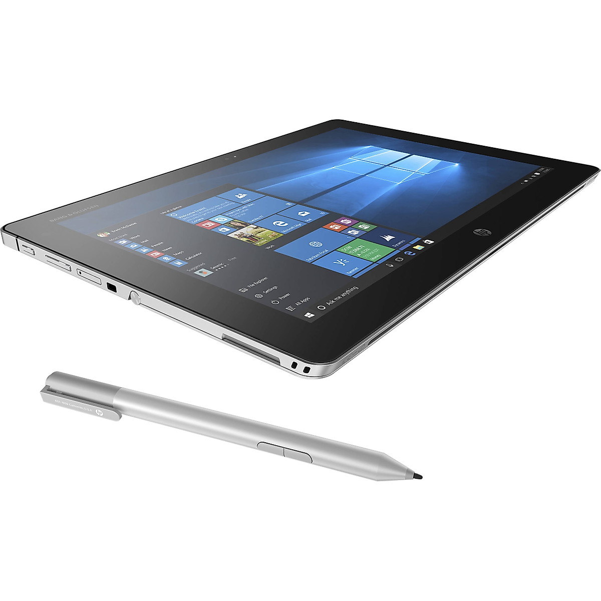 HP Elite X2 1012 G1 Detachable 2-IN-1 Business Tablet Laptop - 12" FHD IPS Touchscreen (1920x1280), Intel Core m5-6Y54, 256GB SSD, 8GB RAM, Keyboard + HP Active Stylus, Windows 10 Professional 64-bit