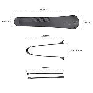 NELboNs Bike Fender Adjustable for Road Mountain Bike Tire Rear Mud Guard Fender Foldable and Light Weight