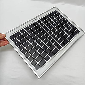 Mosfine Solar panels,10W 18V Solar Panel High Efficiency Module Power for Battery, Boat, Gate Opener, Chicken Coop, Off-Grid Applications.