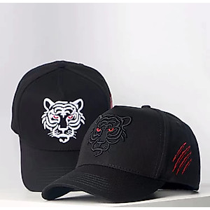 Tiger Hat Trucker Snapback Animal Cap Dad Hats Cool Hip Hop Sports Fan Baseball Cap Embroidered Tennis Caps for Men Women