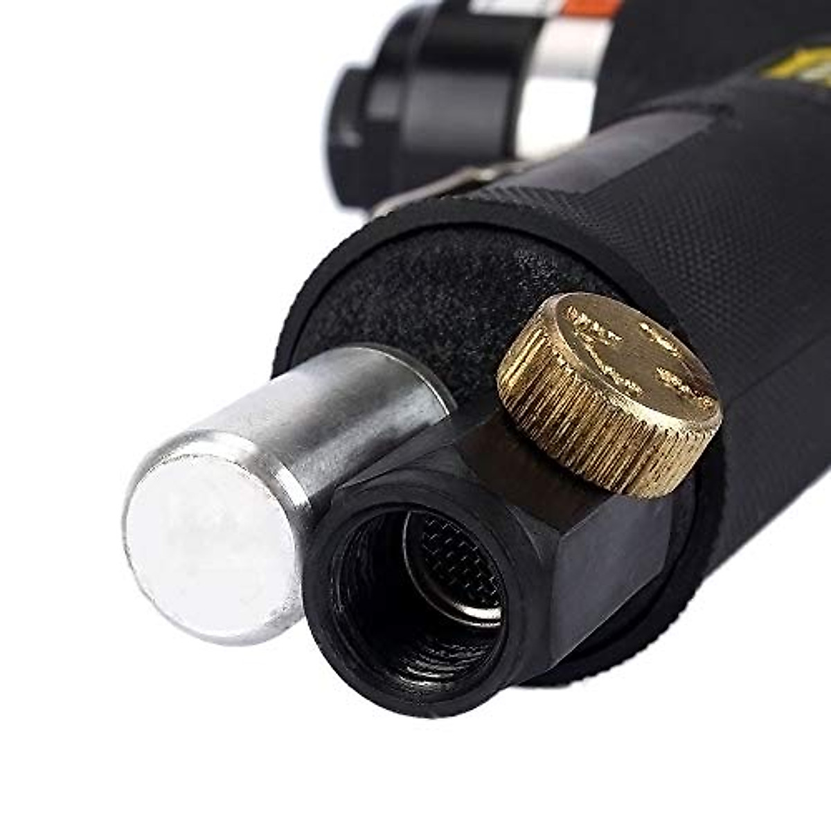 2inch 3inch Mini Air Sander Mini Orbital Air Sander Air Dual Action Sander Air Polisher Kit for Auto Body Work (Black 2''3''air sander)