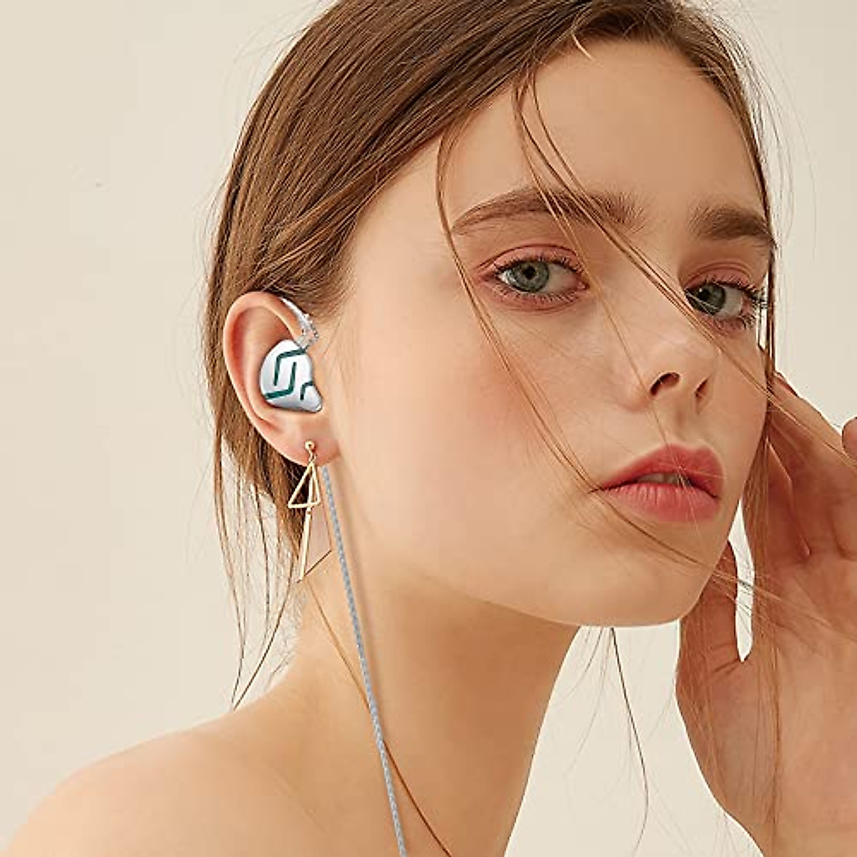 KZ ZES electrostatic Dynamic Hybrid Technology 3.5 mm Earphones Wired Earphones with Microphone IEM bass Earbuds in Ear Headset zes kz IEM (with mic)
