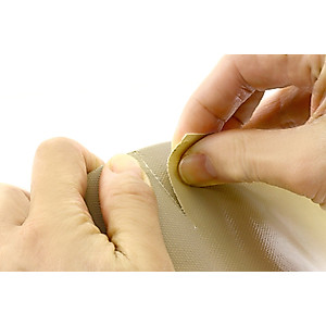 Nichiban 102N7-50 Cloth Tape, 2.0 inches (50 mm) x 86.5 ft (25 m) Roll, Ochre