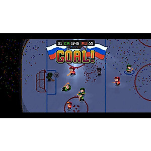 Super Blood Hockey (Retro Edition) (Game + Soundtrack Included) - Nintendo Switch