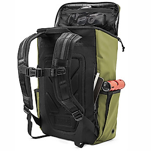 Chrome Industries Volcan 15 Inch Laptop Backpack - Daypack Bag, Black Tarp, 31 Liter